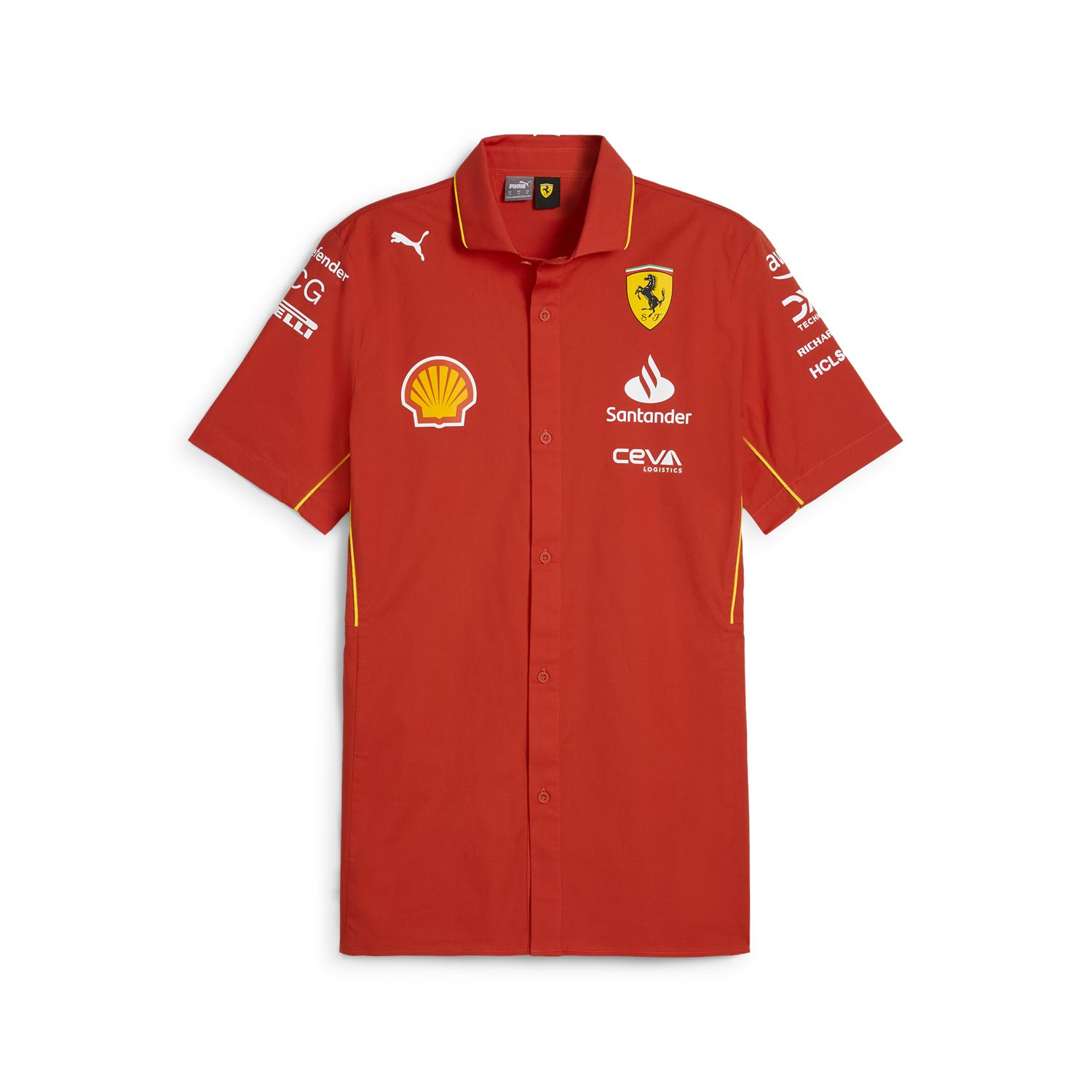 Ferrari F1 2024 Hemd Team | Bekleidungsartikel \ Team Shirts Team ...