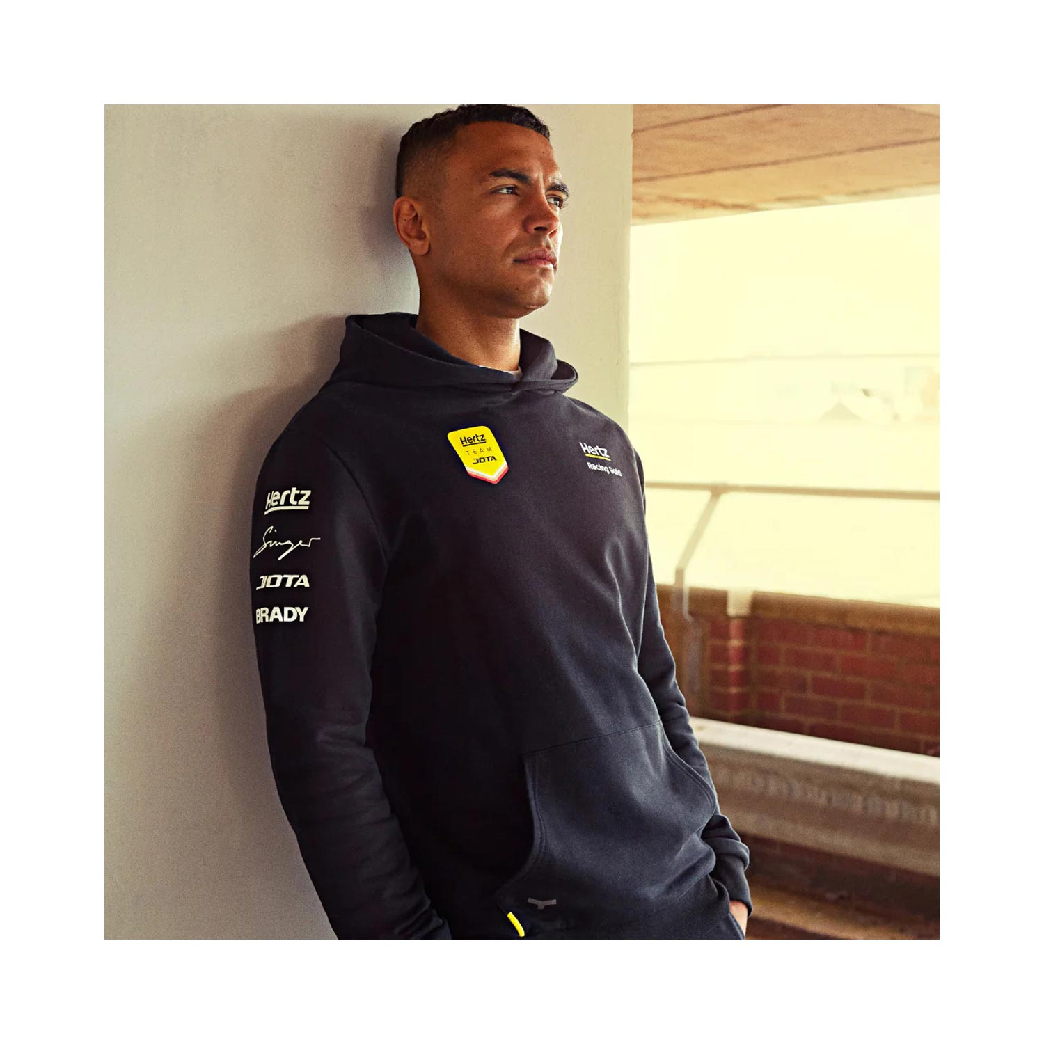 Hertz Team Jota 2023 Herren Kapuzensweatjacke Schwarz ...