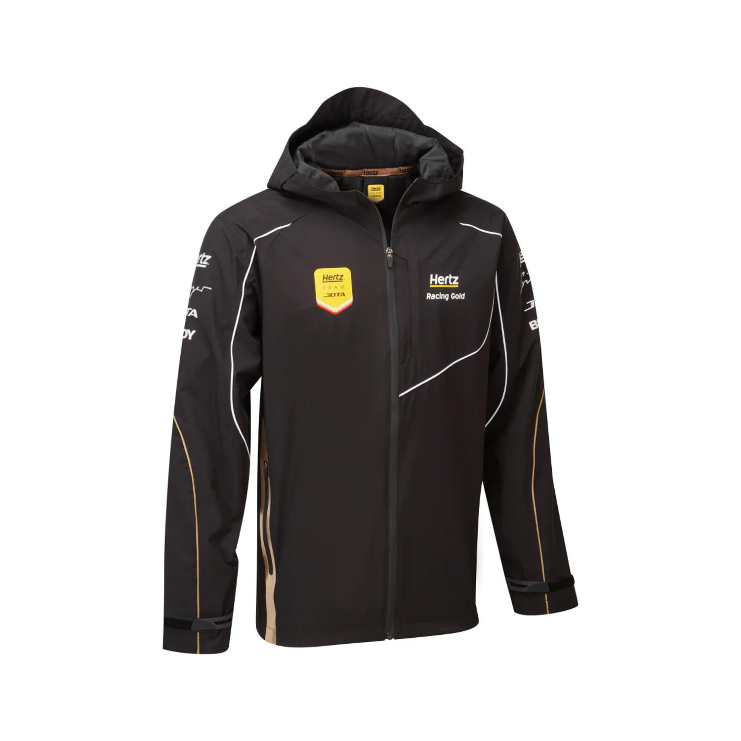 Hertz Team Jota 2023 Herren Regenjacke Schwarz | Bekleidungsartikel \ Windjacken Team ...